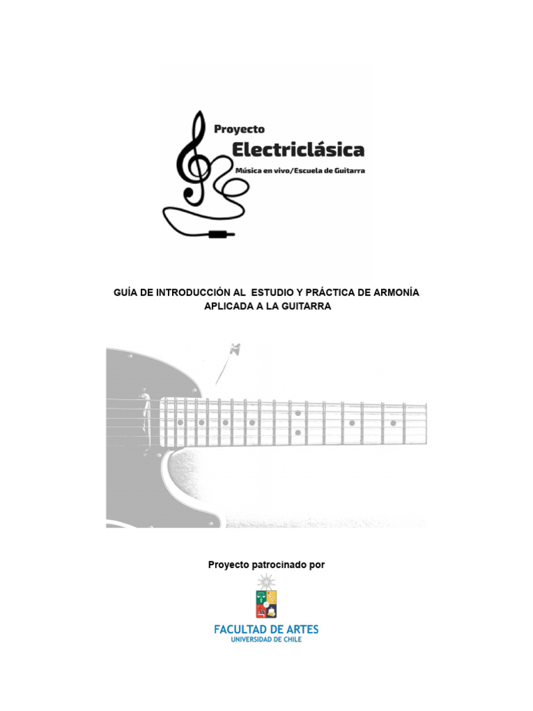Armonía en Guitarra: Guía Básica | PDF | Acorde (Música) | Escala (música)
