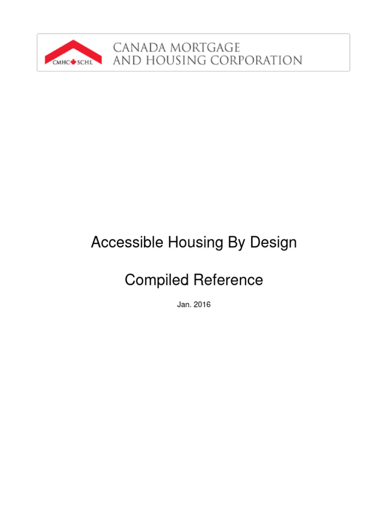 Accessible Housing Design Overview | PDF | Accessibility | Wheelchair