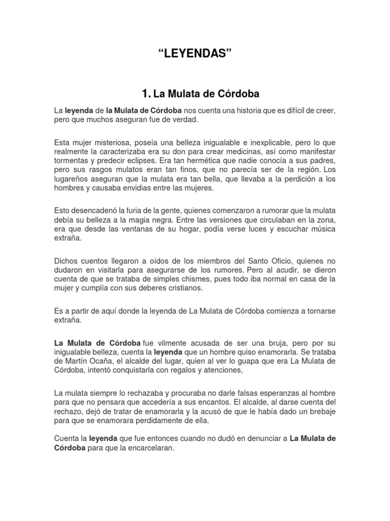 Leyendas Veracruz | PDF