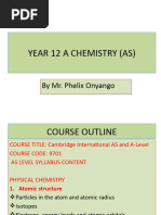 AS-Level Chemistry ZNotes | PDF | Chemical Polarity | Chemical Bond