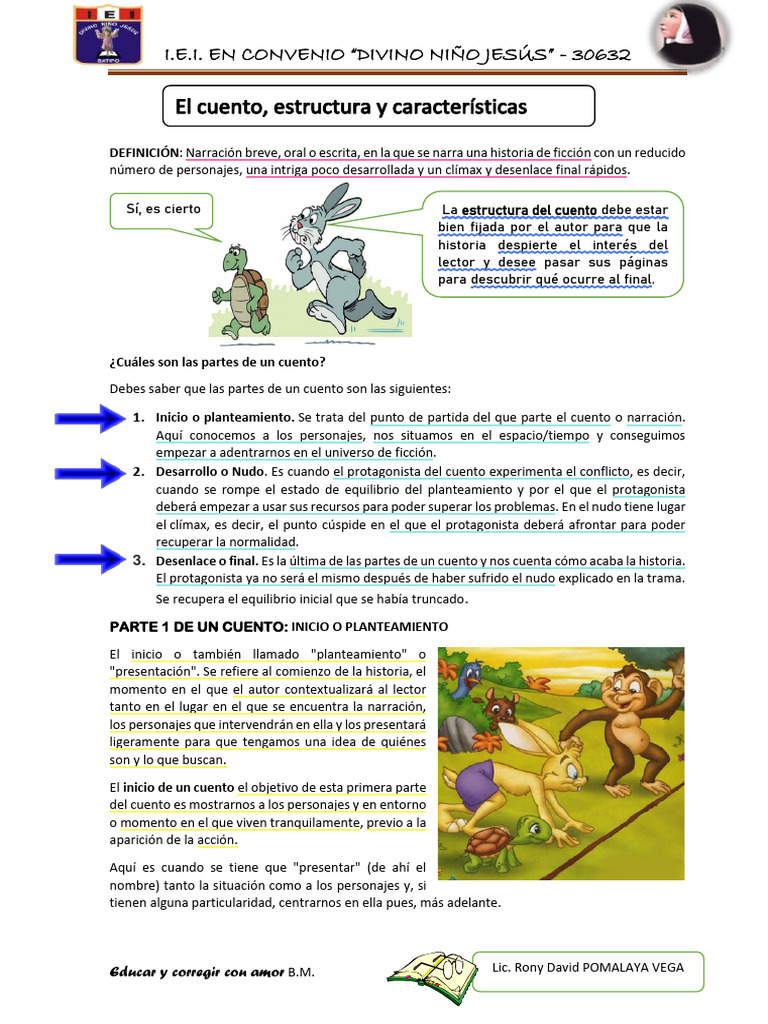 Estructura Del Cuento | PDF | Narración | Cuentos