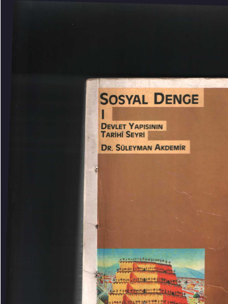 Sosyal Denge - Devlet Yapısının Tarihi Seyri - Süleyman Akdemir | PDF