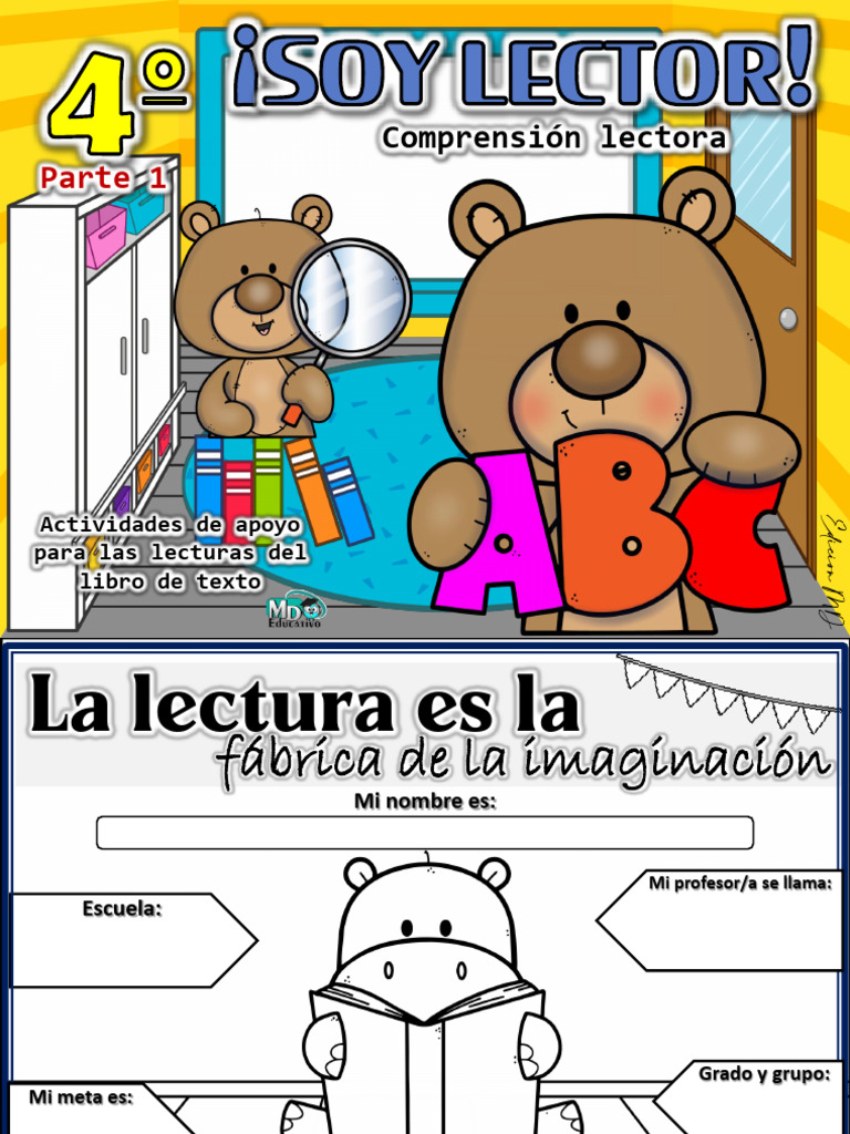 4º Soy Lector Part1 - MD Educativo | PDF | Luna | Eclipse