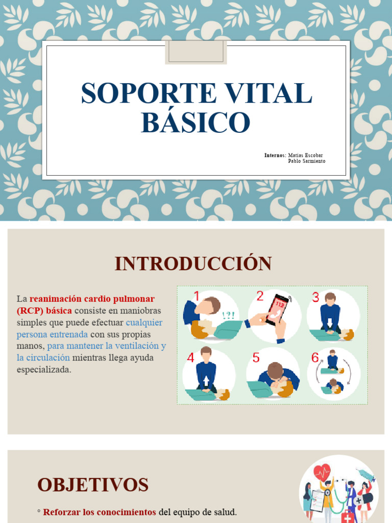 Soporte Vital Basico | PDF | Reanimación cardiopulmonar | Fisiología