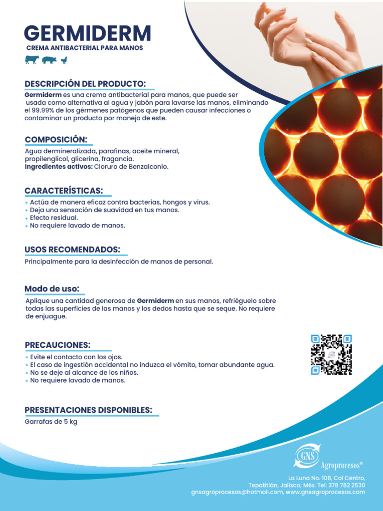 FICHA TECNICA Germiderm 2023-1 | PDF