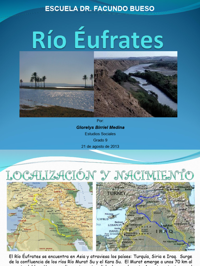 PROYECTO RIO EUFRATES - JIREH | PDF | Eufrates | Hidrología