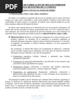 Producción de Arrabio en Ingeniería Metalúrgica | PDF | Arrabio | Hierro