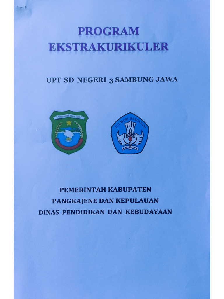 Program Ekstrakurikuler SDN 3 Sambung Jawa | PDF | Sains & Matematika