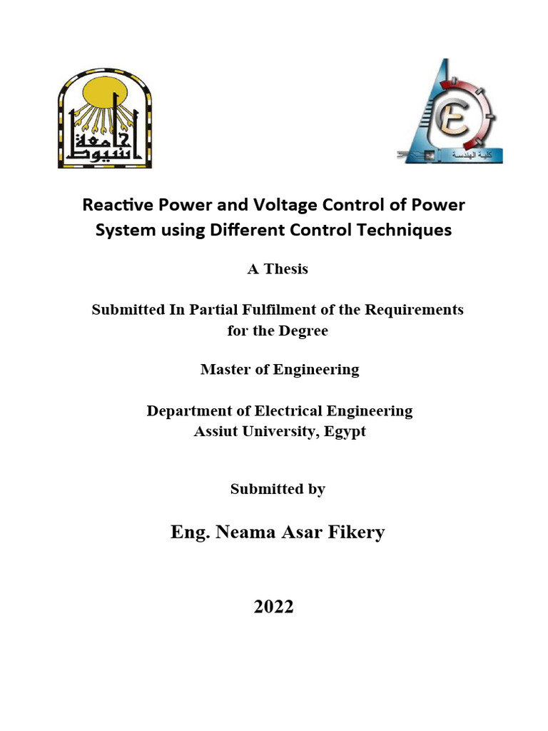 Automatic Voltage Control Research Book RETRAY | PDF | Control Theory | Ac Power