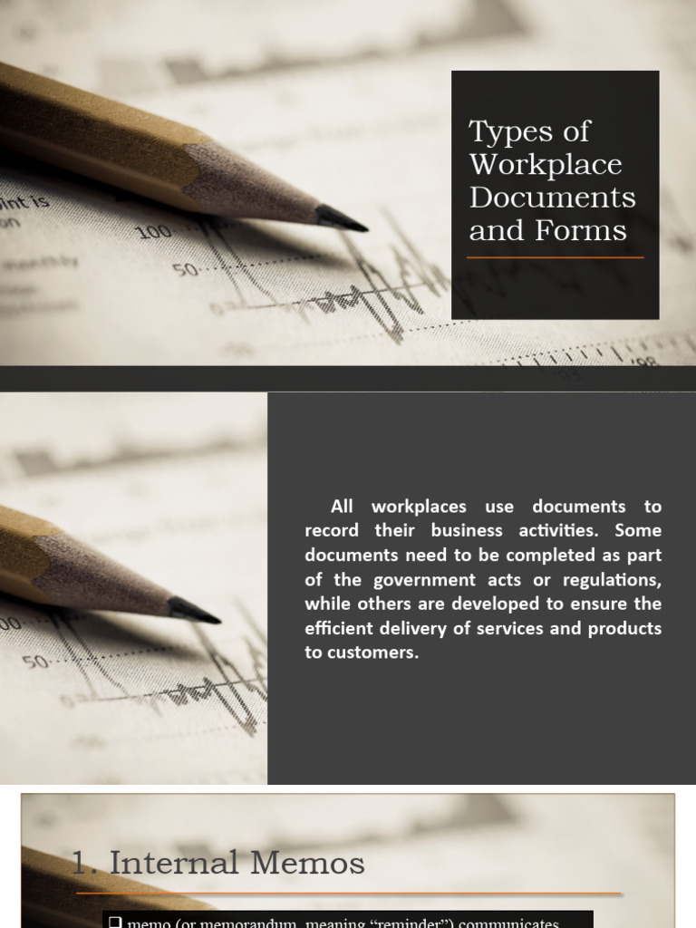 2.2 Types of Workplace Documents and Forms | PDF | Memorandum ...