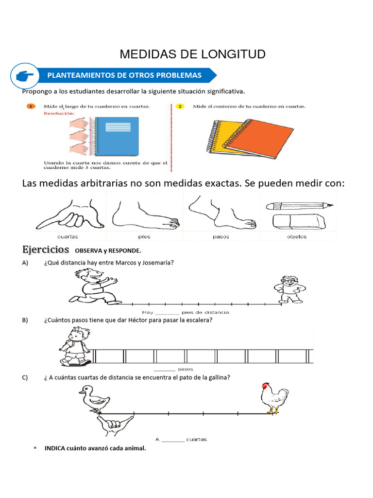 Resolvemos Problemas de Longitud 12 | PDF | Métodos y materiales de ...