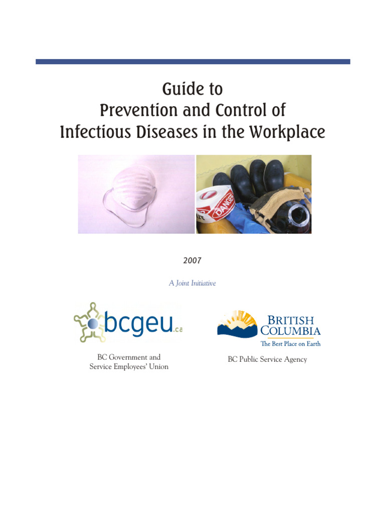 Infectious Disease Guide | PDF | Occupational Safety And Health | Infection