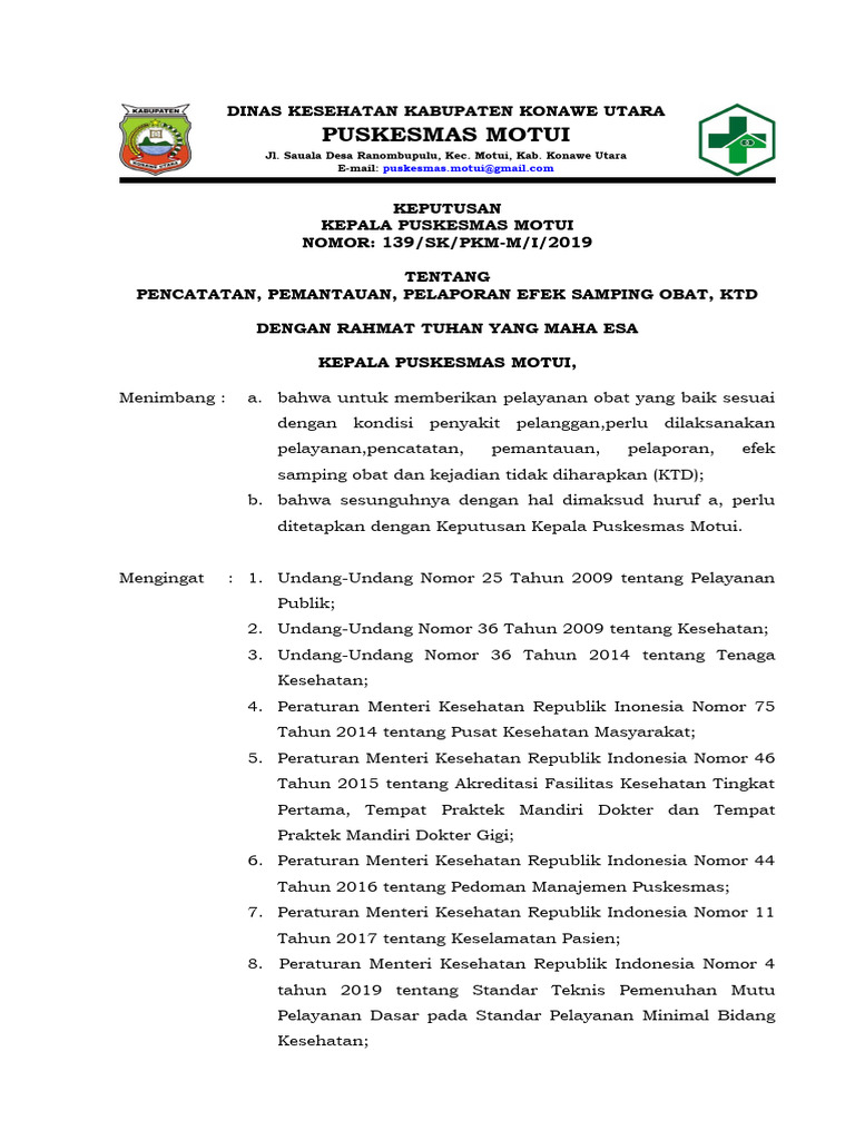 EP 3 SK Pencatatan, Pemantauan, Pelaporan ESO Dan KTD | PDF