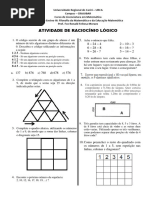Simulado I Obmep Fase 2 | PDF | Linha (Geometria) | Matemática