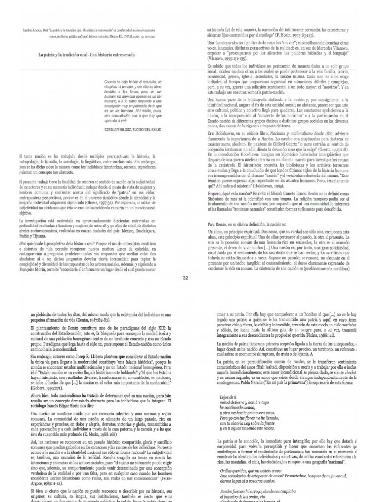 Ramírez Losada, Dení "La Patria y La Tradición Oral. Una Historia ...