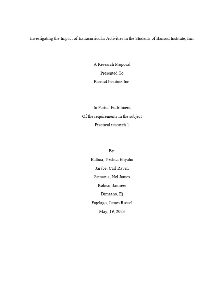 Final Defense Research | PDF | Questionnaire | Curriculum