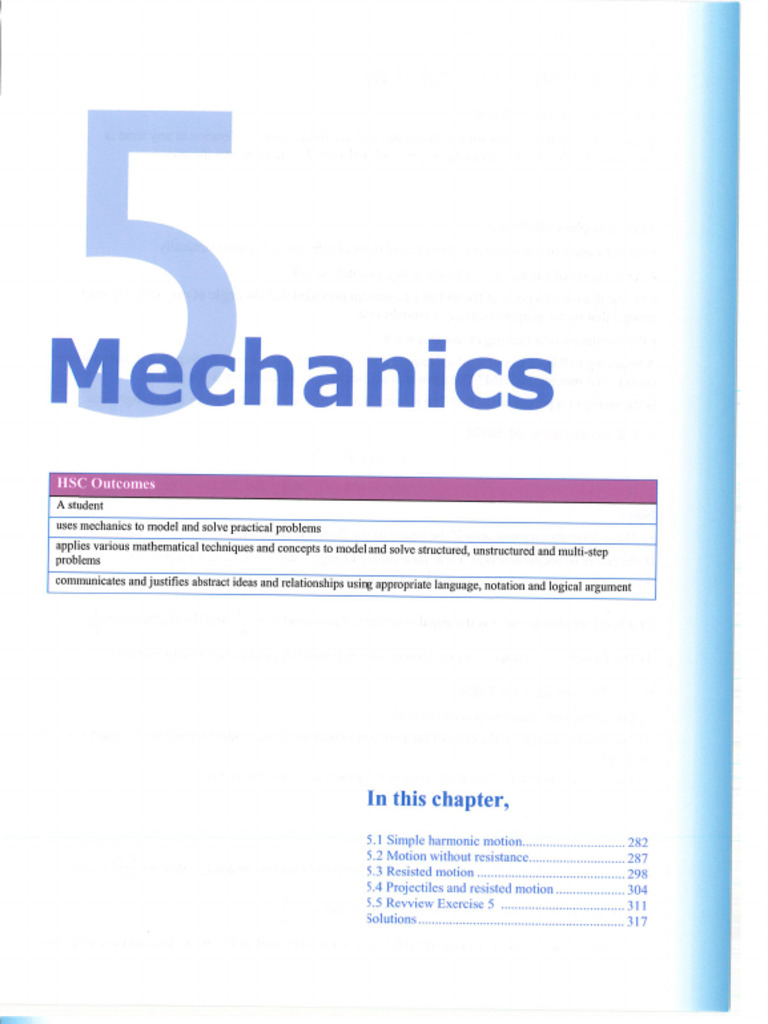5. Mechanics (1) | PDF