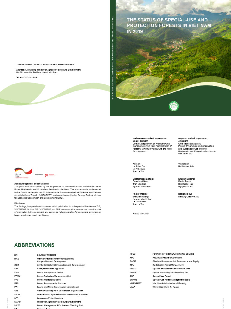 Status of Vietnam's Forests in 2019 | PDF | Forestry | Protected Area