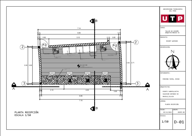 Planta Detalle Recepcion | PDF