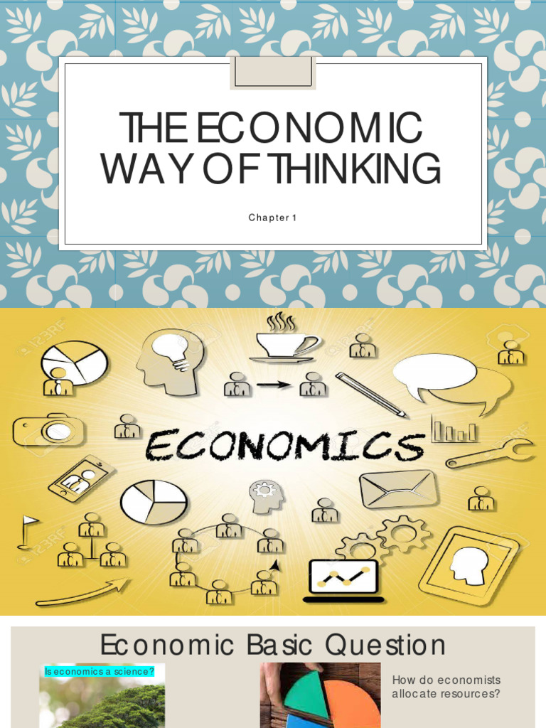 Chapter 1 The Economic Way of Thinking 1 | PDF