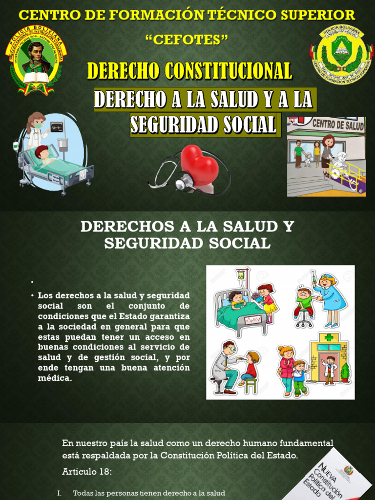 Derecho A La Salud y A La Seguridad Social | PDF | Derechos humanos | Bienestar