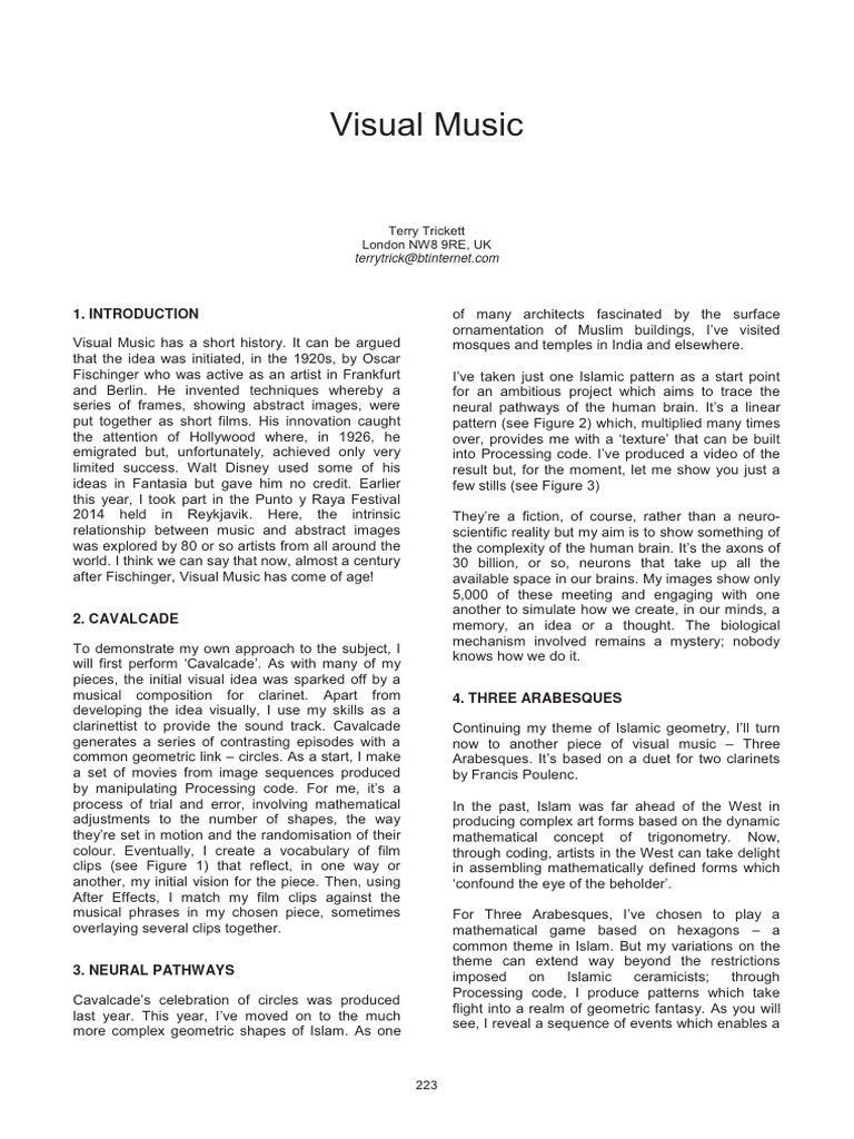 Visual Music | PDF | Ornaments | Decorative Arts