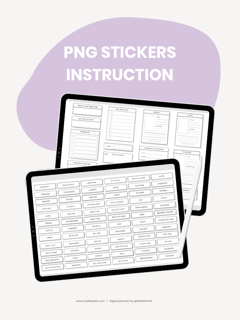L PNG Stickers Instruction | PDF | Icon (Computing) | Software