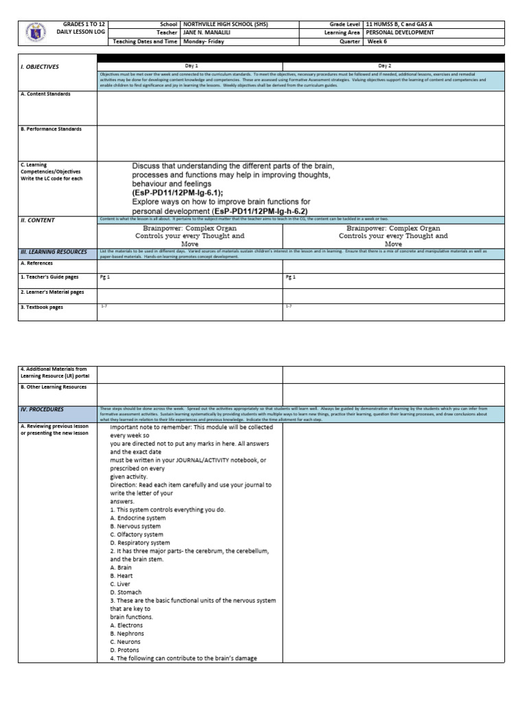 Dll-Week 6 | PDF | Brain | Learning