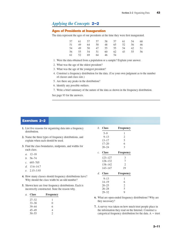 Jim106 Chapter 2 Practice Exercises | PDF | Histogram | Chart
