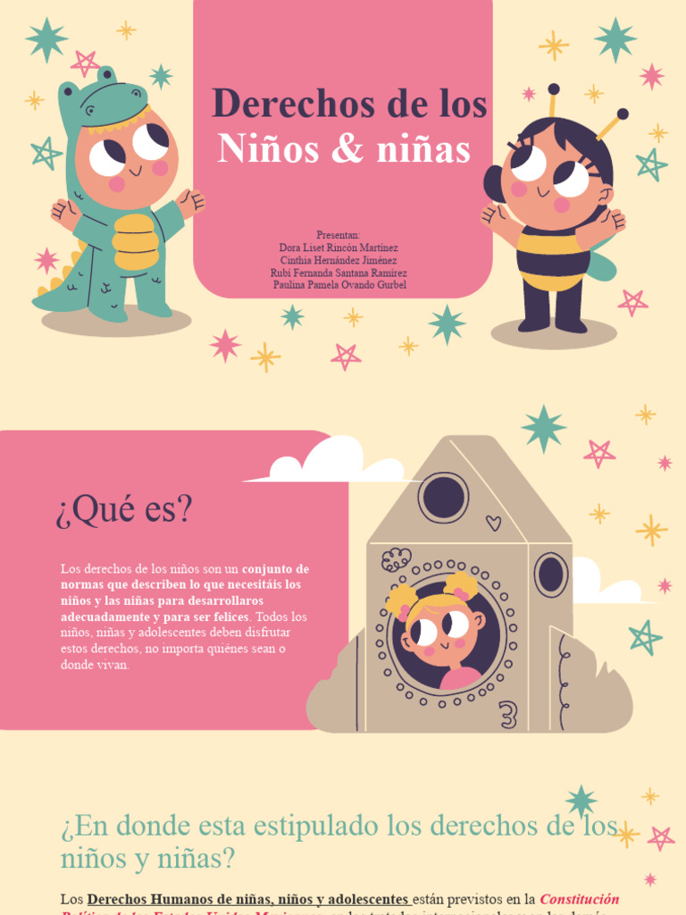 Derecho de Los Niños y Niñas | PDF | Derechos de los niños | Derechos ...