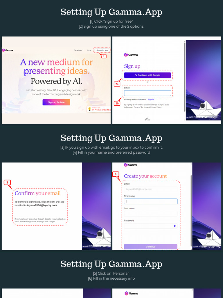 Gamma.App Setup Guide | PDF