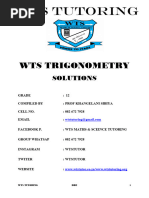 2022 WTS 12 Functions Solutions | PDF | Science & Mathematics