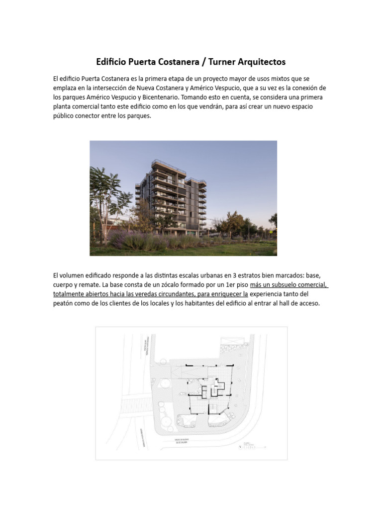 Edificio Puerta Costanera | PDF