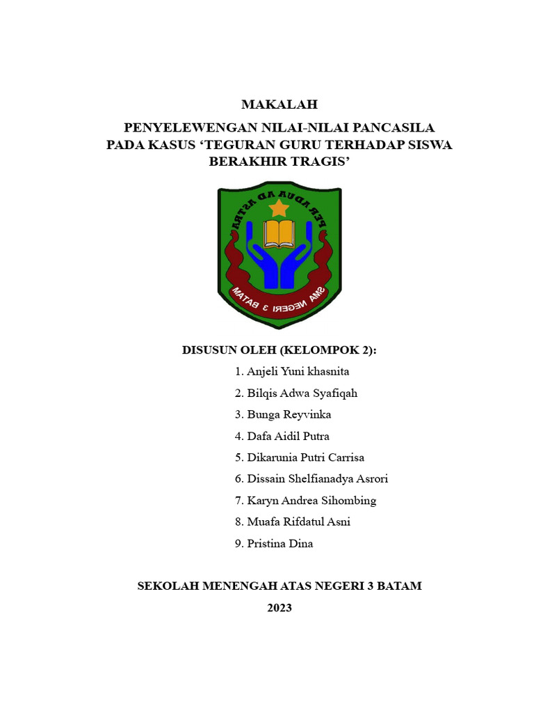 PPKN Kel. 2 Laporan Analisis 3 | PDF | Kesehatan Holistik