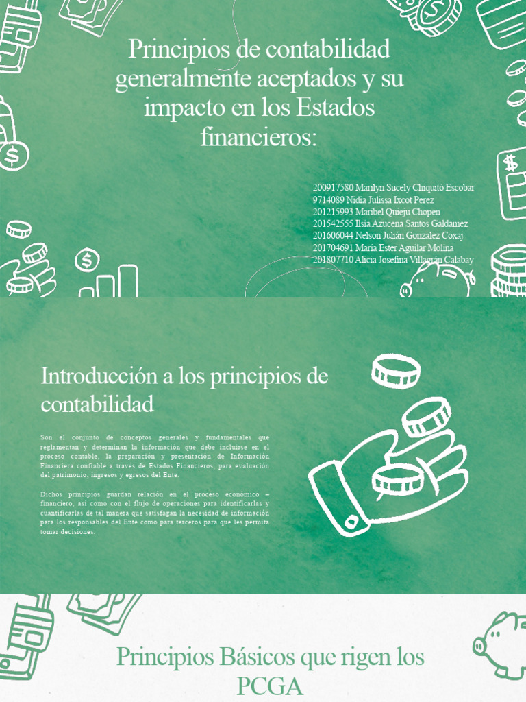 PCGA | PDF | Contabilidad | Estado financiero