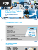 RHEOBYK-410: Product Data | PDF | Rheology | Polyvinyl Chloride