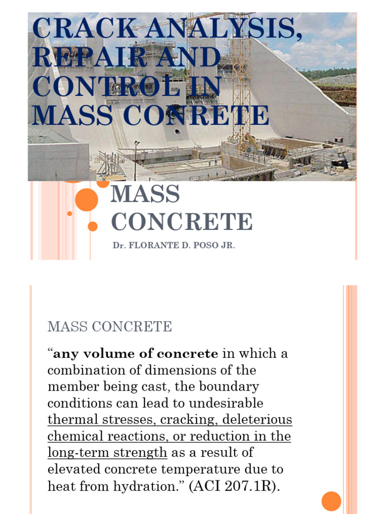1 Mass Concrete | PDF | Concrete | Secondary Sector Of The Economy