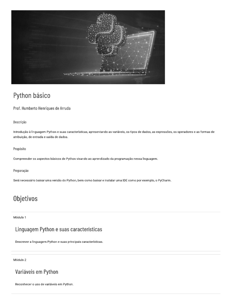 Python Básico | PDF