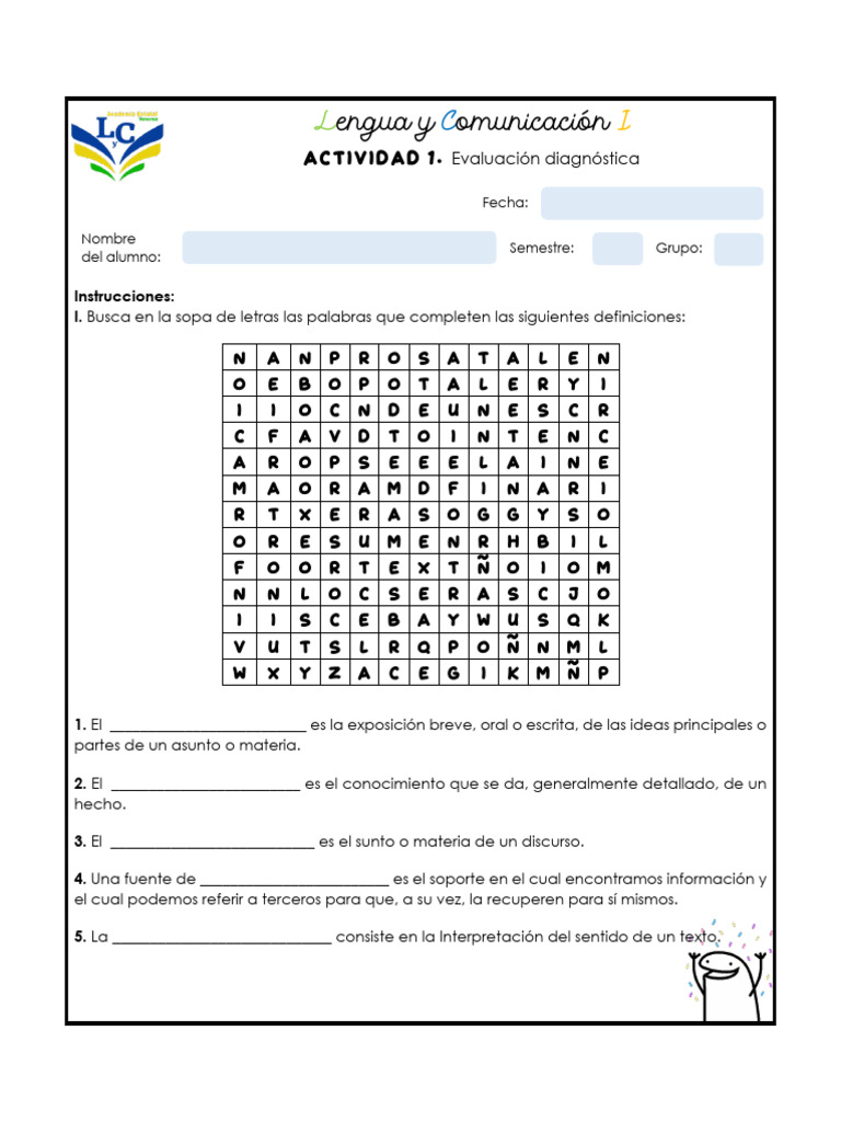 Actividades 1er Parcial Lyc | PDF | Planetas