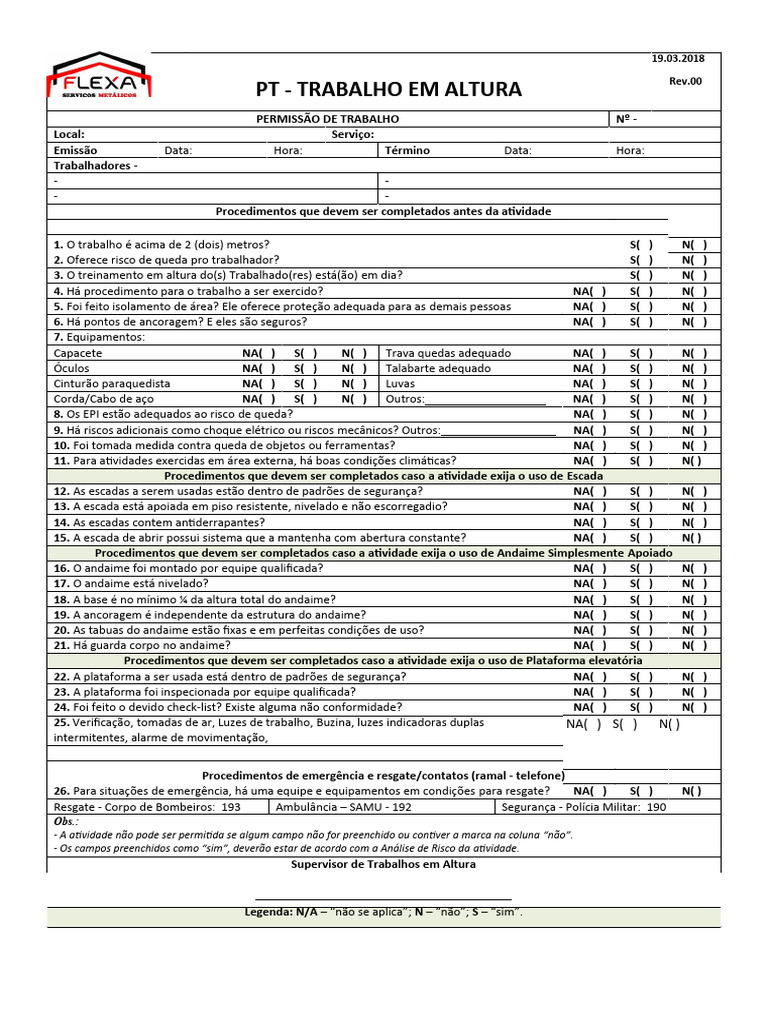 PT-NR-35-Trabalho-em-Altura SETTE PETROBRÁS | PDF