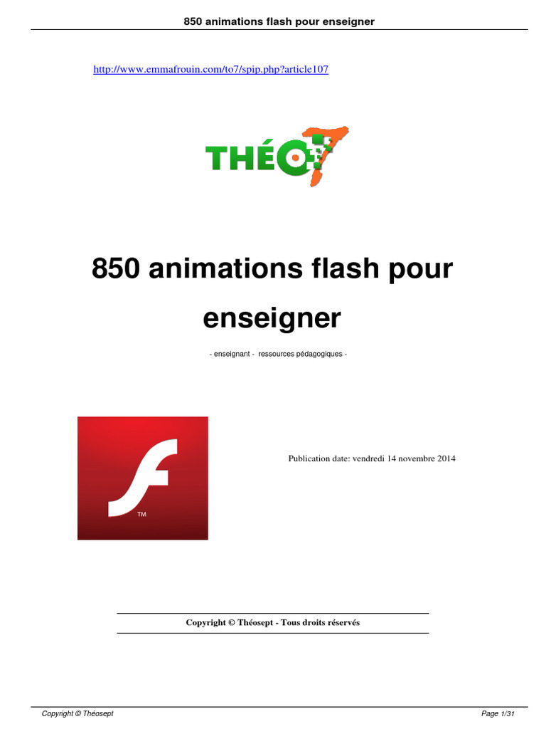 850 Animations Flash Pour Enseigner - A107 2 | PDF | Économie ...