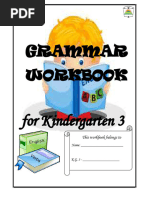 KG3 English Worksheet | PDF | Linguistics