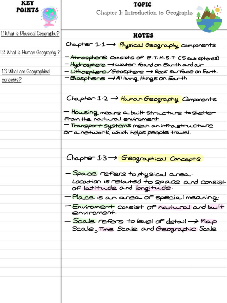 Introduction to Geography Concepts | PDF | Geography | Earth Sciences