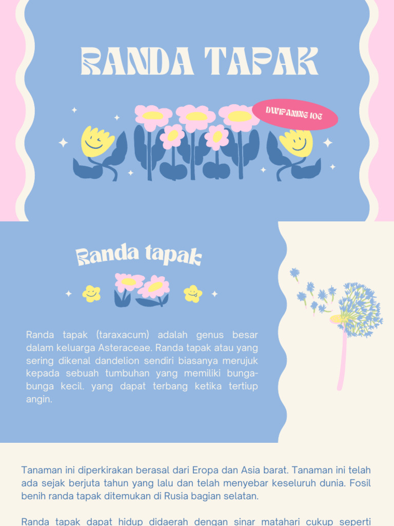 Randa Tapak: Manfaat dan Ciri-Ciri | PDF | Griya & Taman
