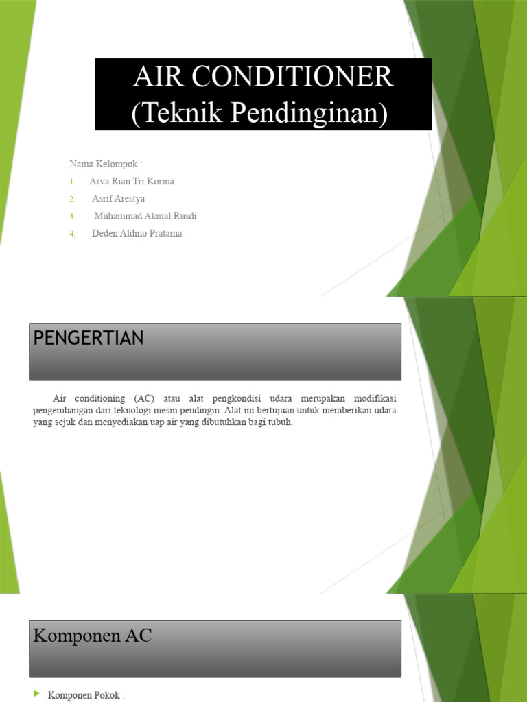 Air Conditioner | PDF | Sains & Matematika | Teknologi & Rekayasa