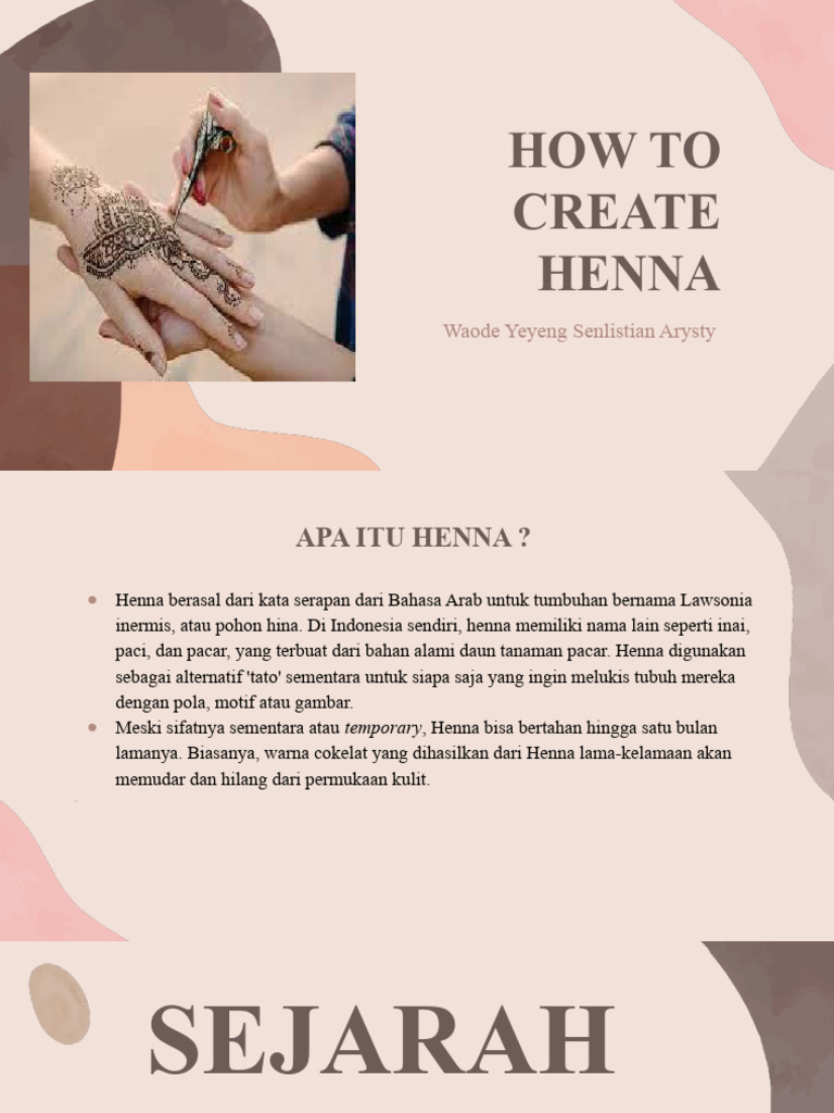 Henna | PDF | Agama & Spiritualitas