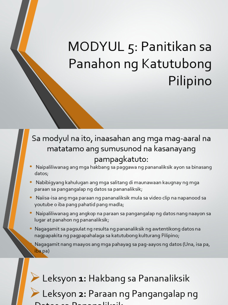 Filipino 8 - Module 5 | PDF