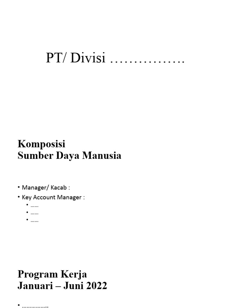 Format Presentasi Midyear Meeting 2022 | PDF