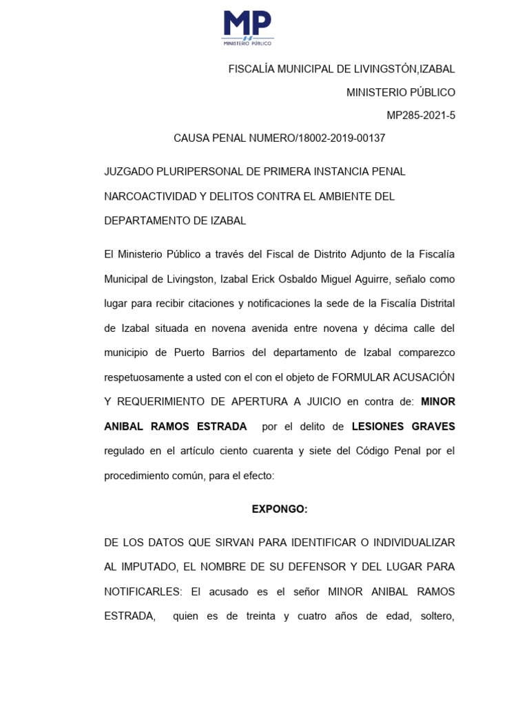 IMPUTACION | PDF | Intención (Derecho Penal) | Pena capital