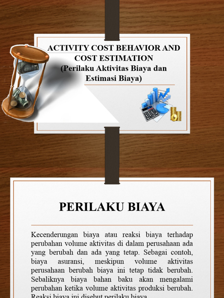 Activity Cost Behavior and Cost Estimation (Presentasi) | PDF